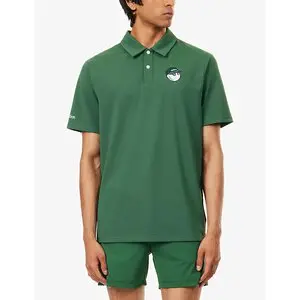 MALBON Fairway Baldwin Woven Polo T-shirt