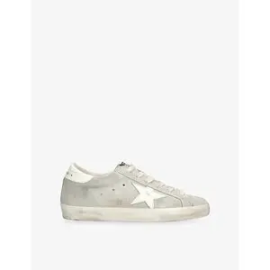 GOLDEN GOOSE Super Star Suede Trainers - Grey/light