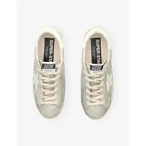 GOLDEN GOOSE Super Star Suede Trainers - Grey/light