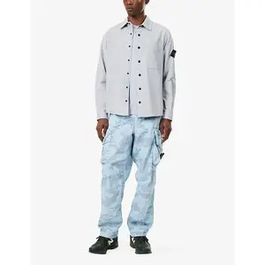 Stone Island Micro Cord Cotton Shirt