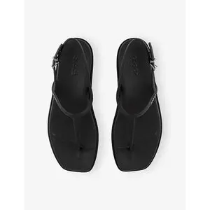 CROCS Miami Rubber Thong Sandals With Adjustable Buckle