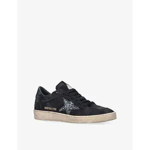 GOLDEN GOOSE Ballstar Suede Trainers - Blue/dark