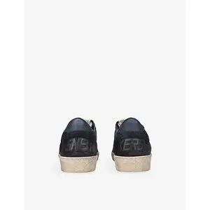 GOLDEN GOOSE Ballstar Suede Trainers - Blue/dark