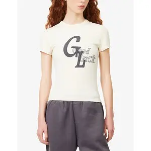 SISTERS & SEEKERS Good Luck' Stretch-modal T-shirt