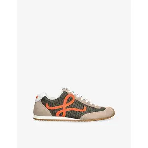 Loewe Ballet Runner 2.0 Suede Trainers - Khaki