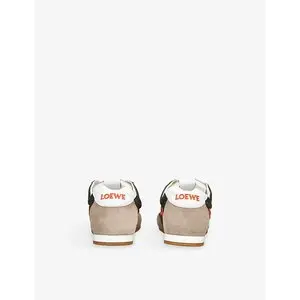Loewe Ballet Runner 2.0 Suede Trainers - Khaki