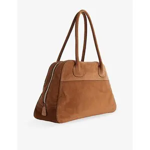 Miu Miu Vivant Suede Shoulder Bag - Cacao
