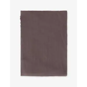 Rick Owens Emily Wool, Silk And Cashmere Scarf - Grape
