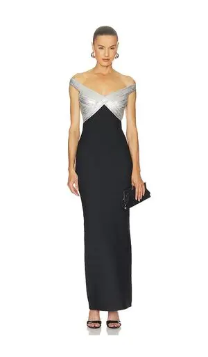 Herve Leger Zip Up Evening Dresses