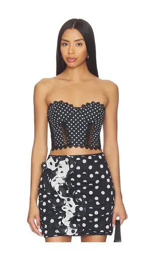 Charo Ruiz Ibiza Top Flare - Black