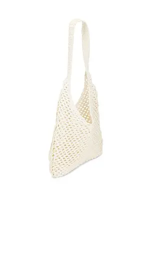 LOVERS AND FRIENDS Crochet Shoulder Bag With Fringe