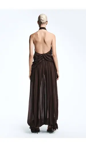 Revolve Benoit Silk Pant - Brown