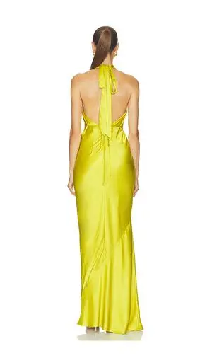 NOOKIE Penelope Drape Gown - Yellow