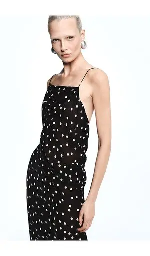 Revolve Siagre Silk Backless Gown - Black