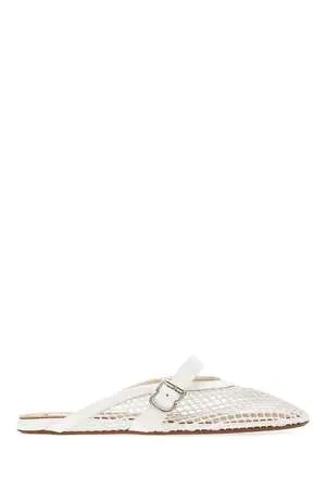 Alaïa ALAIA Woven Buckled Slingback Slipper Multicolor