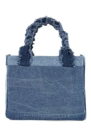 GANNI Denim Tote Bag - Multicolor