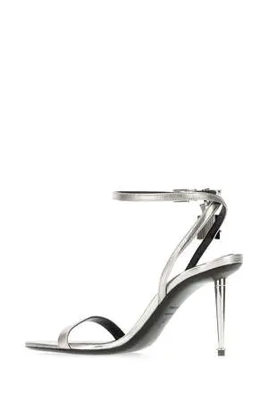 TOM FORD Metallic Stiletto Sandals With Lock Detail