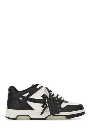 Off-White Leather Sneakers - Multicolor