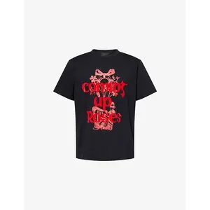 Simone Rocha Coming Up Roses Cotton T-shirt