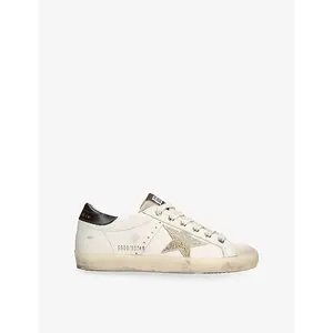 GOLDEN GOOSE Super-star Leather Trainers - White/comb
