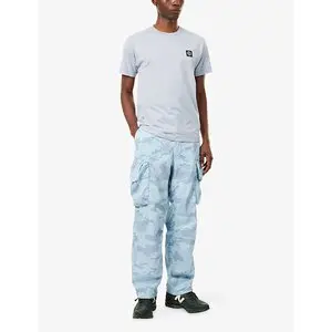 Stone Island Brand-patch Cotton T-shirt