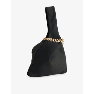 Stella McCartney Falabella Faux-suede Wristlet - Black