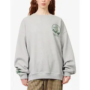 DAMSON MADDER Deli Dog Cotton-jersey Sweatshirt
