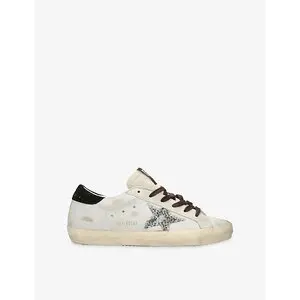 GOLDEN GOOSE Super Star 12526 Suede Trainers - White/comb