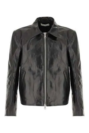 Our Legacy Leather Zip-up Jacket