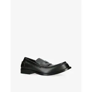 Loewe Bobine Leather Loafers