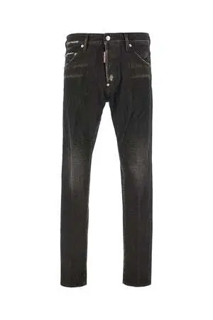 Dsquared2 Black Wash Distressed Jeans - Multicolor