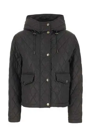Burberry Quilted Jacket With Hood - Multicolor