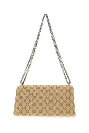 Gucci Monogram Canvas Shoulder Bag