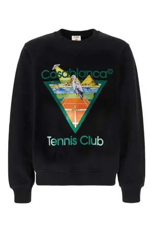 Casablanca Crewneck Sweatshirt With Graphic Print - Multicolor