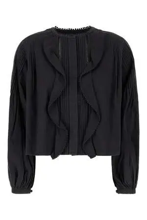 ISABEL MARANT ÉTOILE ISABEL MARANT Long Sleeve Ruffled Top