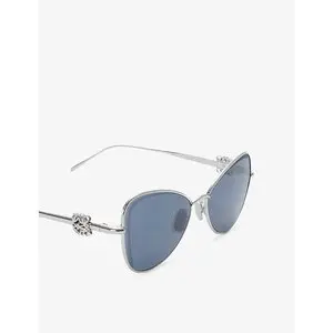 Loewe Anagram Bombe Butterfly-frame Metal Sunglasses