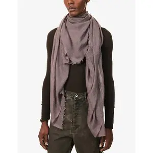 Rick Owens Emily Wool, Silk And Cashmere Scarf
