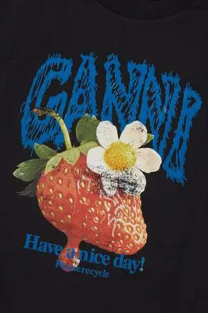 GANNI Graphic T-shirt - Multicolor