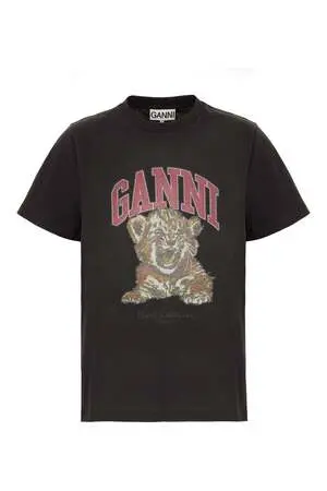 GANNI Graphic T-shirt - Multicolor