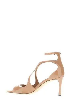 JIMMY CHOO Azia 75 Patent Leather Strappy Heeled Sandals - Multicolor
