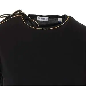 Burberry Cotton T-shirt With Laces