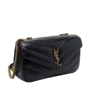 Saint Laurent Loulou Quilted Leather Crossbody Bag