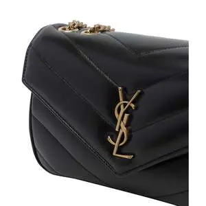 Saint Laurent Loulou Quilted Leather Crossbody Bag