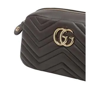 Gucci Gg Marmont Puffer Effect Crossbody Bag - Brown
