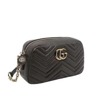 Gucci Gg Marmont Puffer Effect Crossbody Bag - Brown