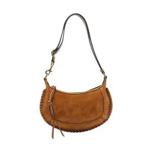 Isabel Marant Étoile Suede Oskan Moon Shoulder Bag - Brown