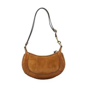 Isabel Marant Étoile Suede Oskan Moon Shoulder Bag - Brown