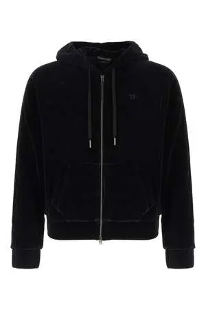 TOM FORD Velour Zip-up Hoodie - Multicolor