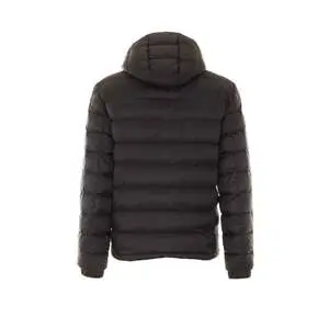 Moncler Quilted Down Jacket With Detachable Hood - Black