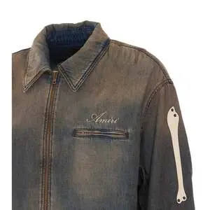 Amiri Lea Bones Denim Jacket